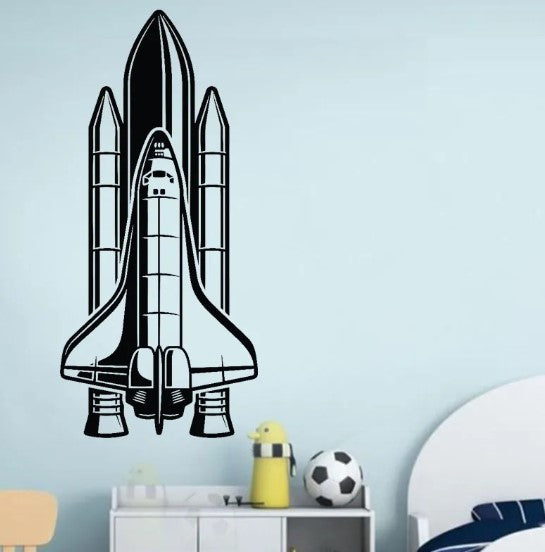 Sticker Mural Navette Spatiale – deco-spatiale.com